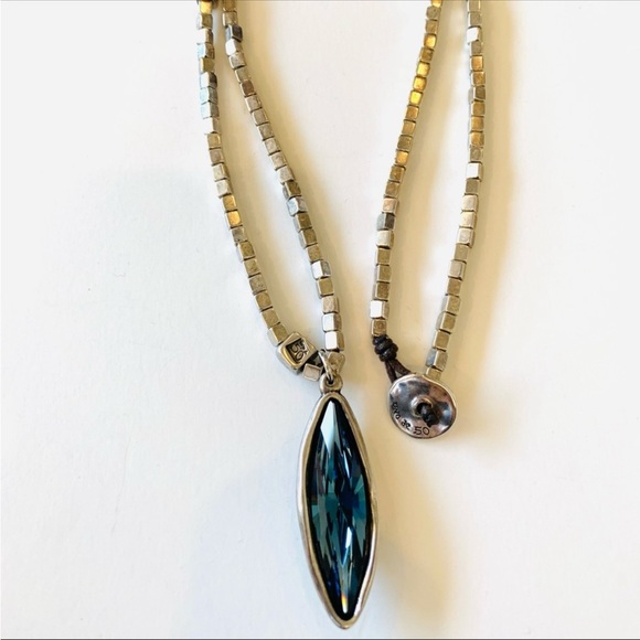 UNO de 50 | Jewelry | Uno De 5 Illuminating Blue Swarovski Crystal Long ...